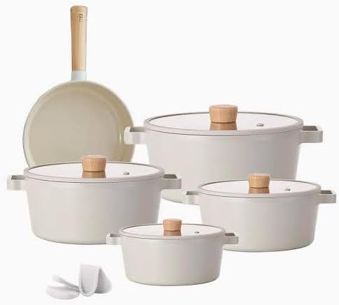 9-Piece Korean Cookware Set – Original, 6mm, 6-Layer, Non-Toxic EXTREMA ...