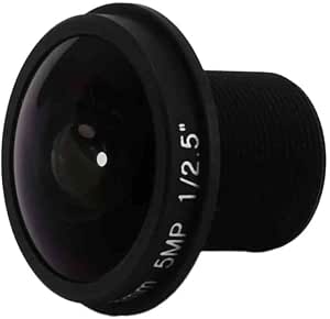 Amazon.com : OPLLER HD fisheye CCTV Lens 5MP 1.8mm M12x0.5 Mount 1/2.5 ...