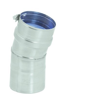 Stainless Steel 15 Degree Elbow for 7 Inch Vent Pipe: Ducting ...