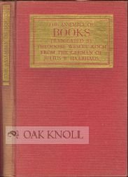 The Assembly of Books Translated from the German: Haarhaus, Julius R ...