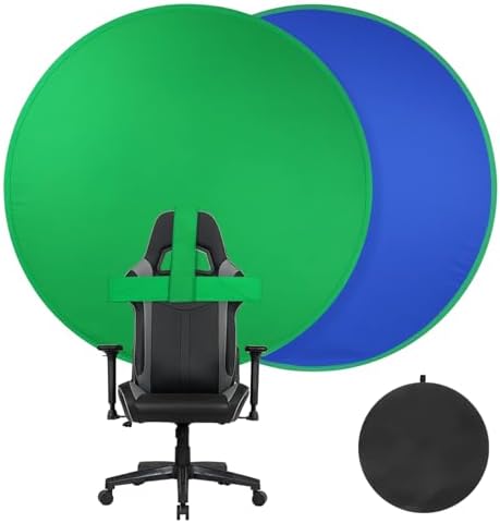 Amazon.com : Green Screen Chair,Heorryn 59in Portable Green Blue Screen ...