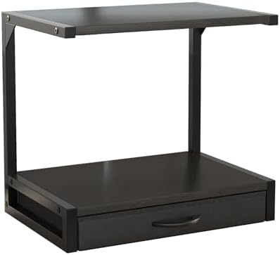 Amazon.com: METYERRY 2-Tier Desktop Printer Stand and Storage Shelf ...