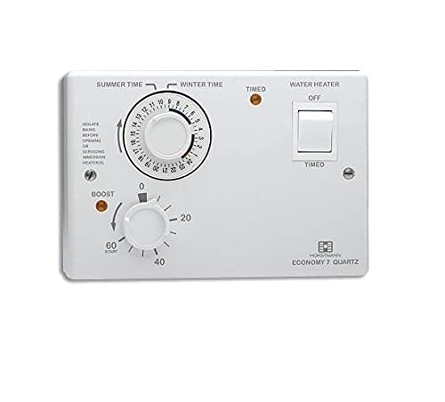 Horstmann Economy 7 Quartz Timeswitch with 1 Hour Boost | E7Q1 | White ...