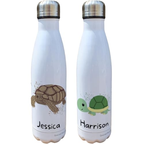 Tortoise Insulated Bottle Personalised - Gift for Tortoise Owners ...