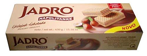 Amazon.com: Jadro Hazelnut-Chocolate Wafers, 430g : Grocery & Gourmet Food