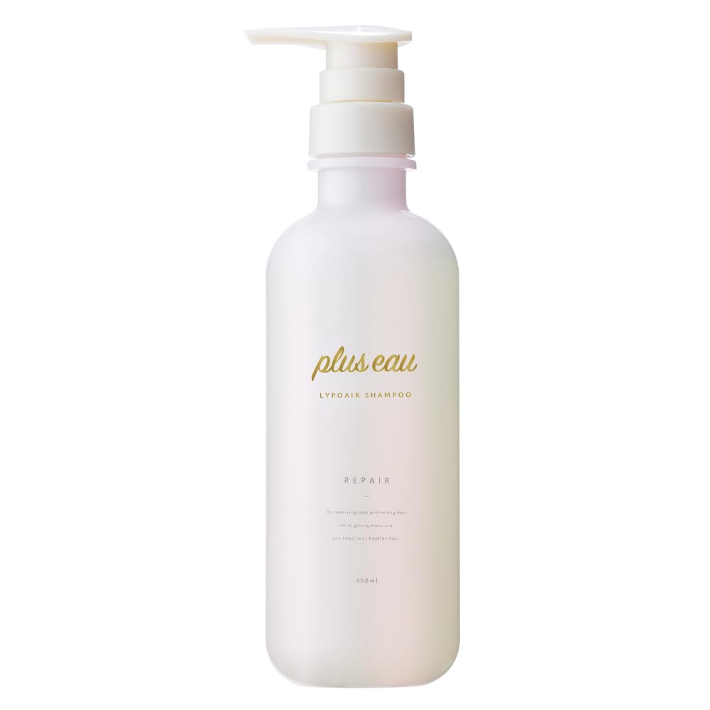Amazon.co.jp: plus eau プリュスオー シャンプー リポア しっとり ポンプ 単品 450ml ホワイトフローラル&ペアーの香り : ビューティー