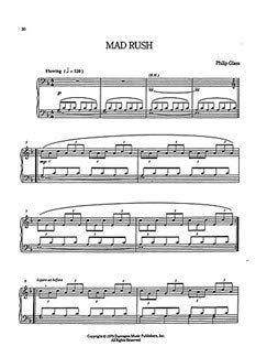 Mad Rush for Organ or Piano: Amazon.co.uk: Philip Glass: Books