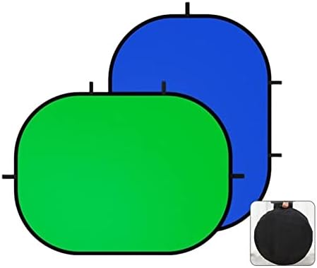 Amazon.com : 47.2x59.1inch/1.2x1.5m Chromakey Green Screen， Blue ...