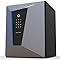 BOFON Fingerprint Password Safe Box with Key, Cabinets for Home Offcie ...