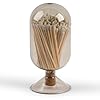 Amazon.com: MILAVERA Premium Glass Match Cloche - Matches in a Jar with ...