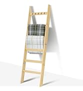 Amazon.com: TEAKMAMA 6-Tier Blanket Ladder for Living Room and Bedroom ...