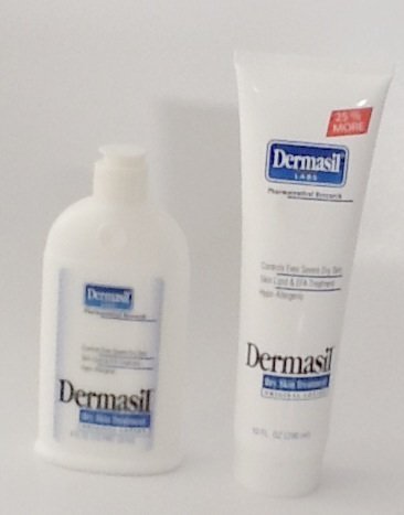 Amazon.com : Set of 2 Dermasil Labs 8 Fl Oz. Dry Skin Treament Lotion ...
