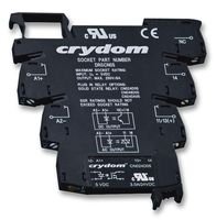 CRYDOM DRA-CN024D05 SSR, DIN RAIL MOUNT, 24VDC, 12VDC, 3.5A: Electronic ...