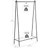 Amazon.com: SONGMICS Clothes Rack, Clothing Rack, Garment Rack with ...