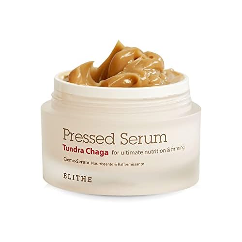 BLITHE Crema facial de hongos Tundra Chaga de suero prensado, humectante facial vegano ...