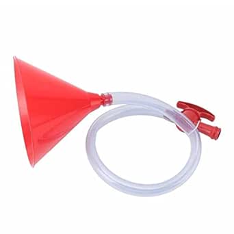 AISHFP Funnel Beer Funnel Food Grade Beer Tube and Funnel with Valve ...