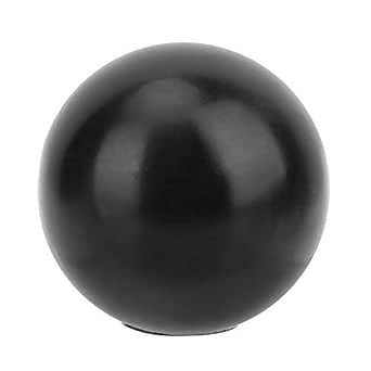 Handle Ball Knob, 5pcs Black Ball Lever Knob, with M8 Thread Copper Nut ...