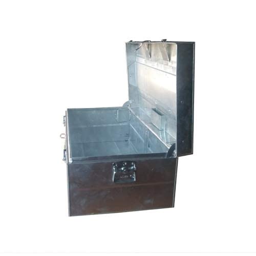 Metal Trunk Box Iron (GI), Silver Colour : Amazon.in: Home & Kitchen