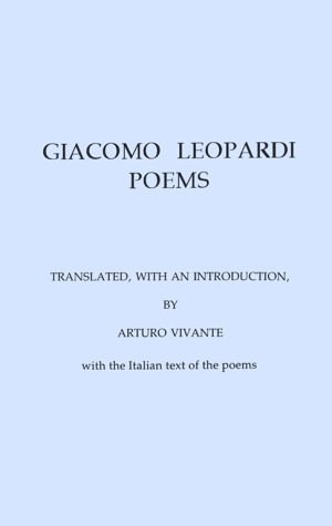 Amazon.co.jp: Giacomo Leopardi: Poems Translated With an Introduction ...