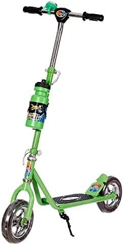 GEL AMBE Fashion 2 Wheel Power Ranger Scooter with Sipper, Bell, Side ...