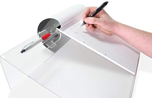 Yangtastic® A3 Acrylic Writing Slope with Handle Pen Holders Anti-Slip ...