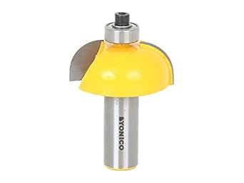 Yonico 13156 - Cove Edge Forming Router Bit, Radius: 1/2" - 1/2" Shank ...