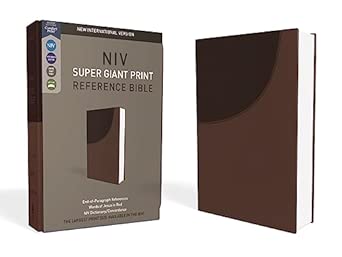 NIV, Super Giant Print Reference Bible (Font Size: 16.5-point ...