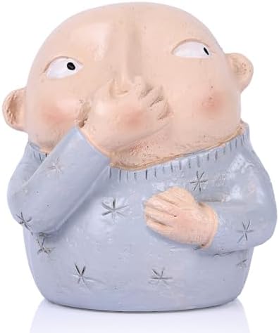 Amazon.com: carduran Funny Bathroom Shelf Decor Stinky Boy,Hand Painted ...