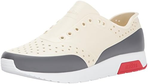 Native Shoes Men's Lennox Water Shoe, Bone White/Shell White/Torch red ...