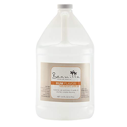 Amazon.com : Natural & Artificial Rum Flavor - 64 fl oz (Half-gallon ...