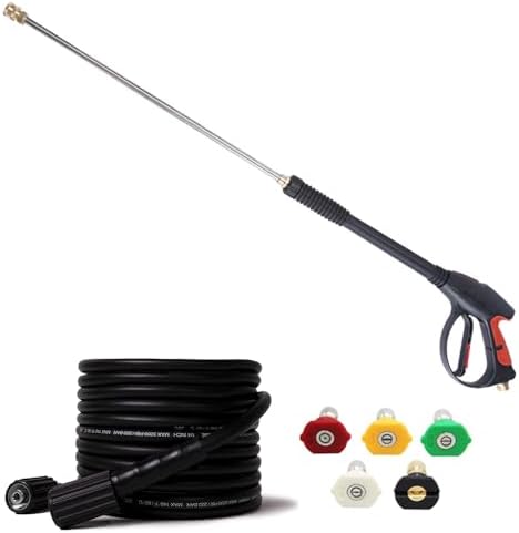Amazon.com: Pressure Washer Gun and Hose Kit, 3000PSI High Power ...