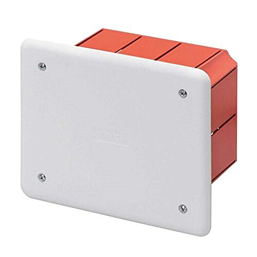 Recessed junction box EC350 with white cover IP40 (120 x 100 x 50 ...