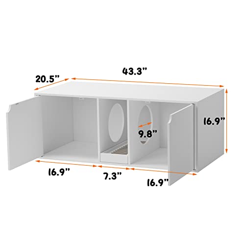 The 30 Best Double Litter Box Enclosures of 2025 [Verified] - Cherry Picks