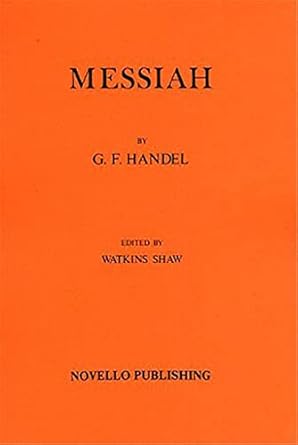 Messiah: Shaw, Watkins, Handel, George Frederick: 9780853602668: Amazon ...