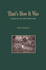 That's How It Was: Eruch Jessawala: 9781880619179: Amazon.com: Books