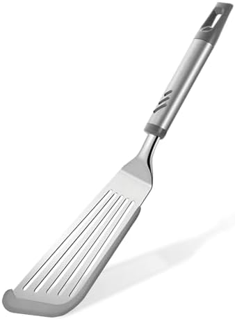 Amazon.com: 2 Pieces Slotted Spatula Flexible Stainless Steel Spatula ...