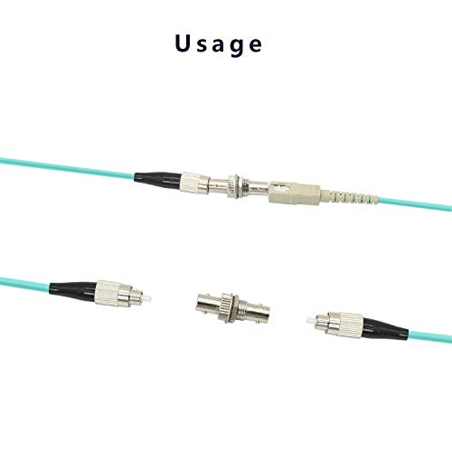 GELRHONR ST Fibre Coupler ST to ST/APC Simplex Multimode Connector, ST ...