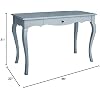 Amazon.com: Pier 1 Imports Toscana Sky Blue Writing Office Desk : Home ...