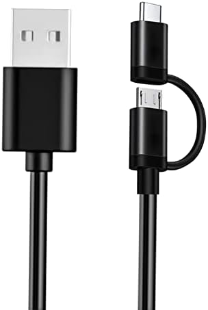 2 in 1 Micro USB & USB C Charging Cable for Kindle E-Readers ...