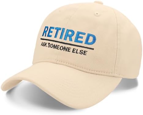 Retirement Gifts for Men, Women - Retirement Hats Embroidered Vintage ...