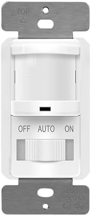 Lithonia Acuity WSX-PDT-SA-WH Sensor Switch Wall Mount Dual Technology ...