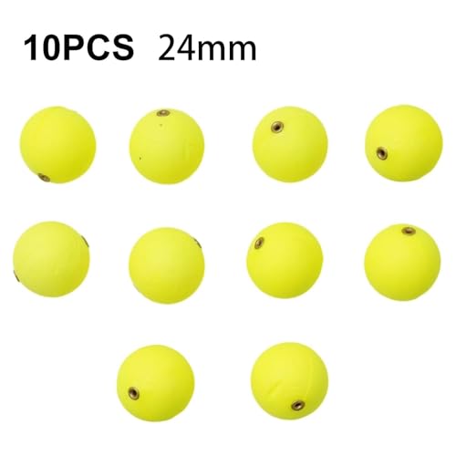 WAZUBC 10 Pcs Fishing Floating Bobbers, EVA Buoyancy Balls Strike ...