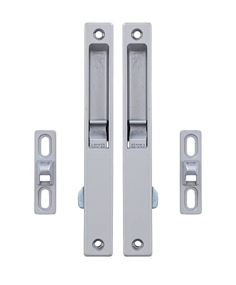 Aluminium Sliding Window Concealed Lock (2 Pcs) (Gray) 7 inch : Amazon ...