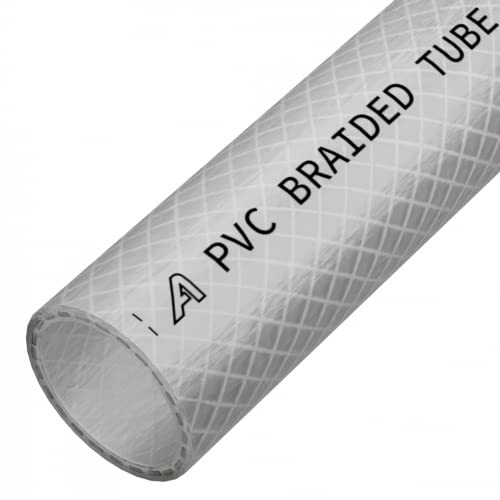 ap automotive 32mm Clear Reinforced PVC Braided Air & Water Hose 10 ...