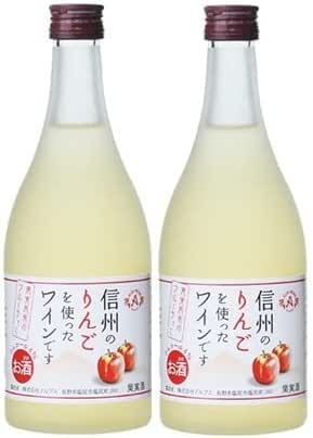 Amazon.co.jp: Alps Shinshu Apple Fruit Wine [NV White Wine Sweet ...