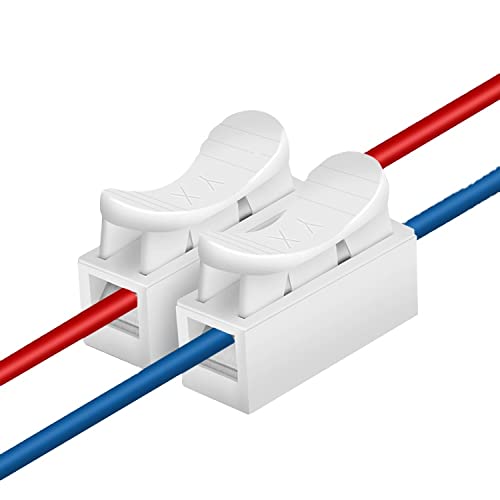 DECENT AIR SYSTEM® 10A 250V Plastic 2 Pin Terminal Block Push Quick ...