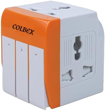 COLBEX Universal Conversion Multiplug Travel Adapter with Individual ...