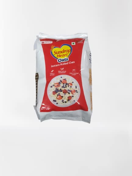 Sundrop Heart Plain Oats, High In Protein, 1kg : Amazon.in: Grocery ...