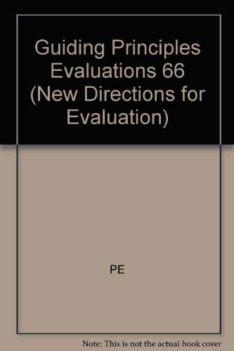 Amazon.com: Guiding Principles for Evaluators (New Directions for ...