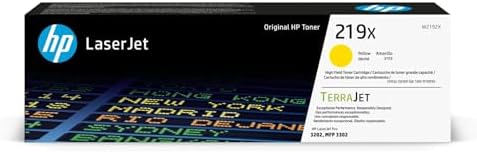HP 219X High Yield Yellow Original LaserJet Toner Cartridge : Amazon.co ...
